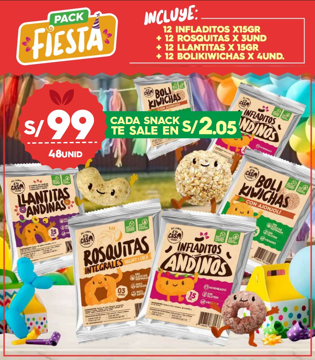 Pack fiesta 48und - Del Campo a tu Casa